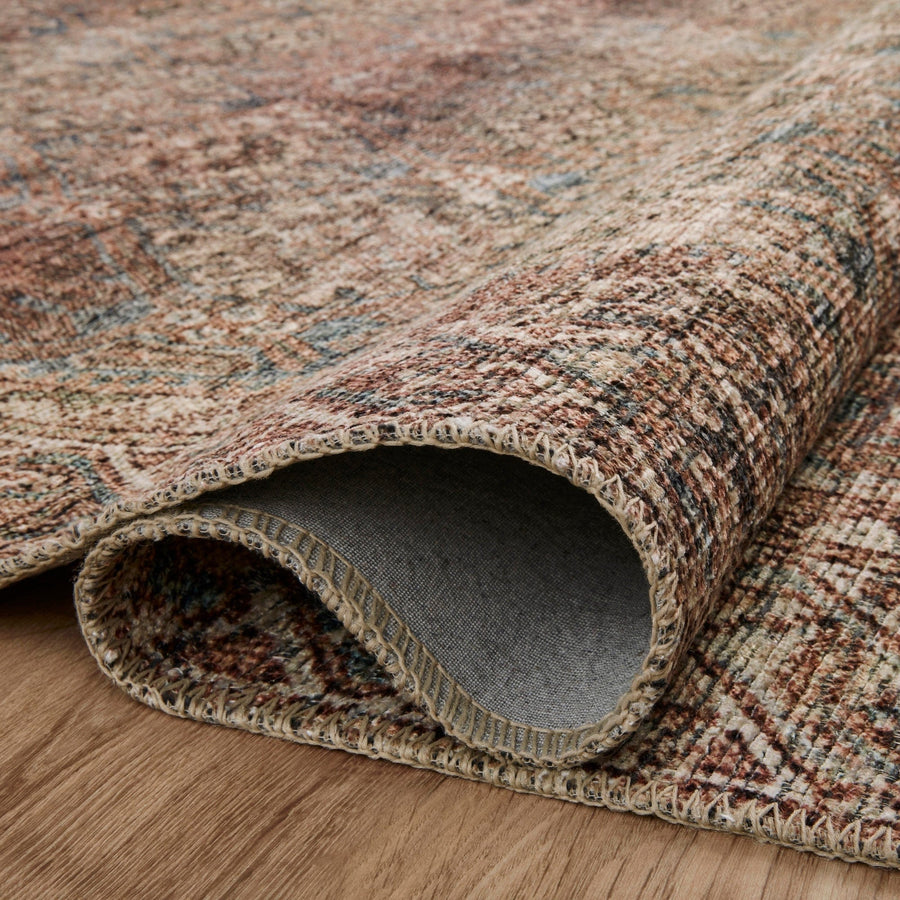 Billie Rug - Aqua/Rust – Meadow Blu