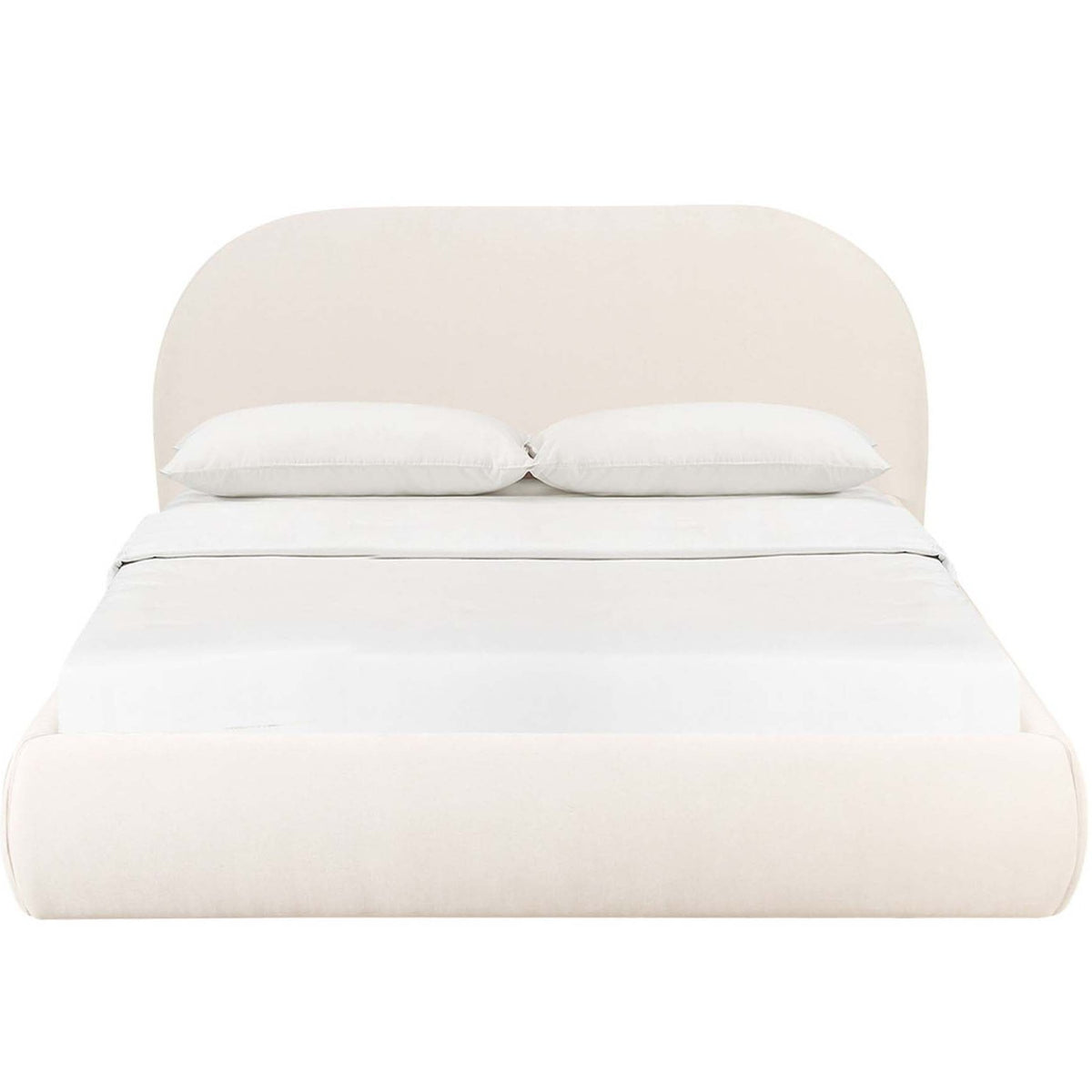 Bara Textured Velvet Bed – Meadow Blu