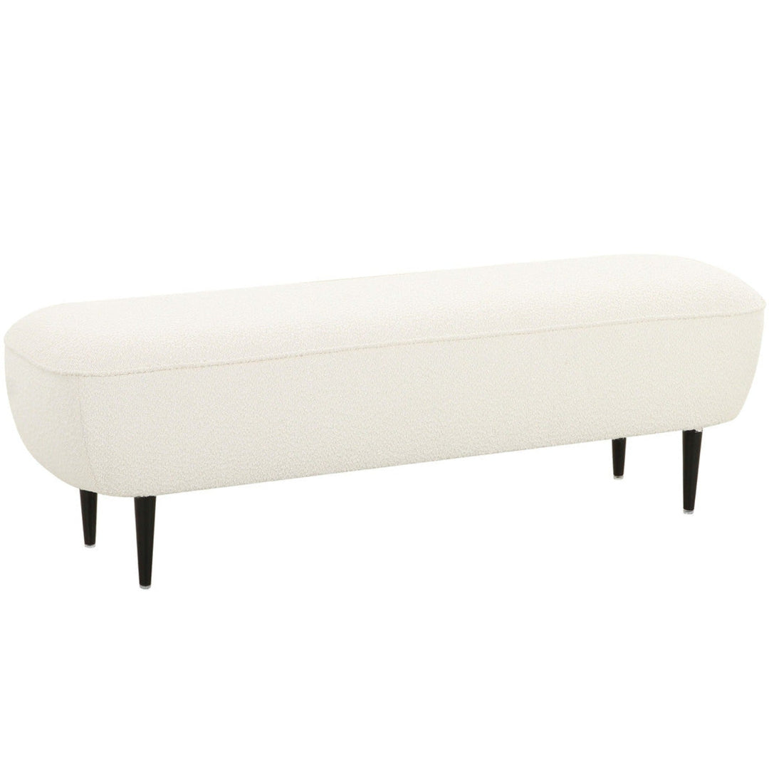 Candelabra Home Denise Cream Boucle Bench – Meadow Blu