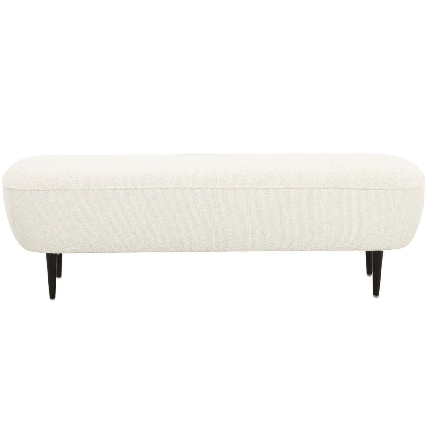 Candelabra Home Denise Cream Boucle Bench – Meadow Blu