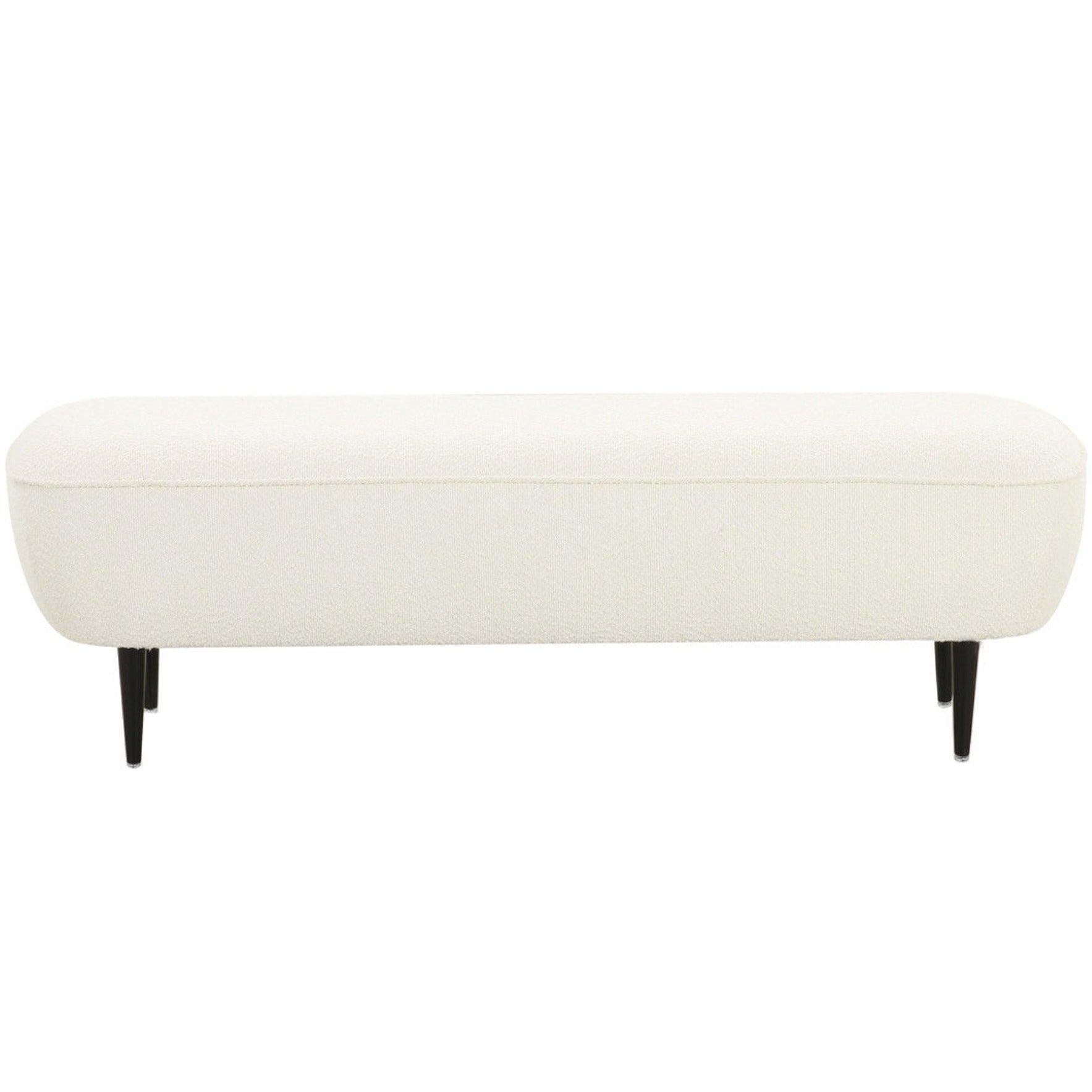 Candelabra Home Denise Cream Boucle Bench – Meadow Blu