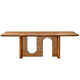 Penelope Walnut Rectangular Dining Table – Meadow Blu