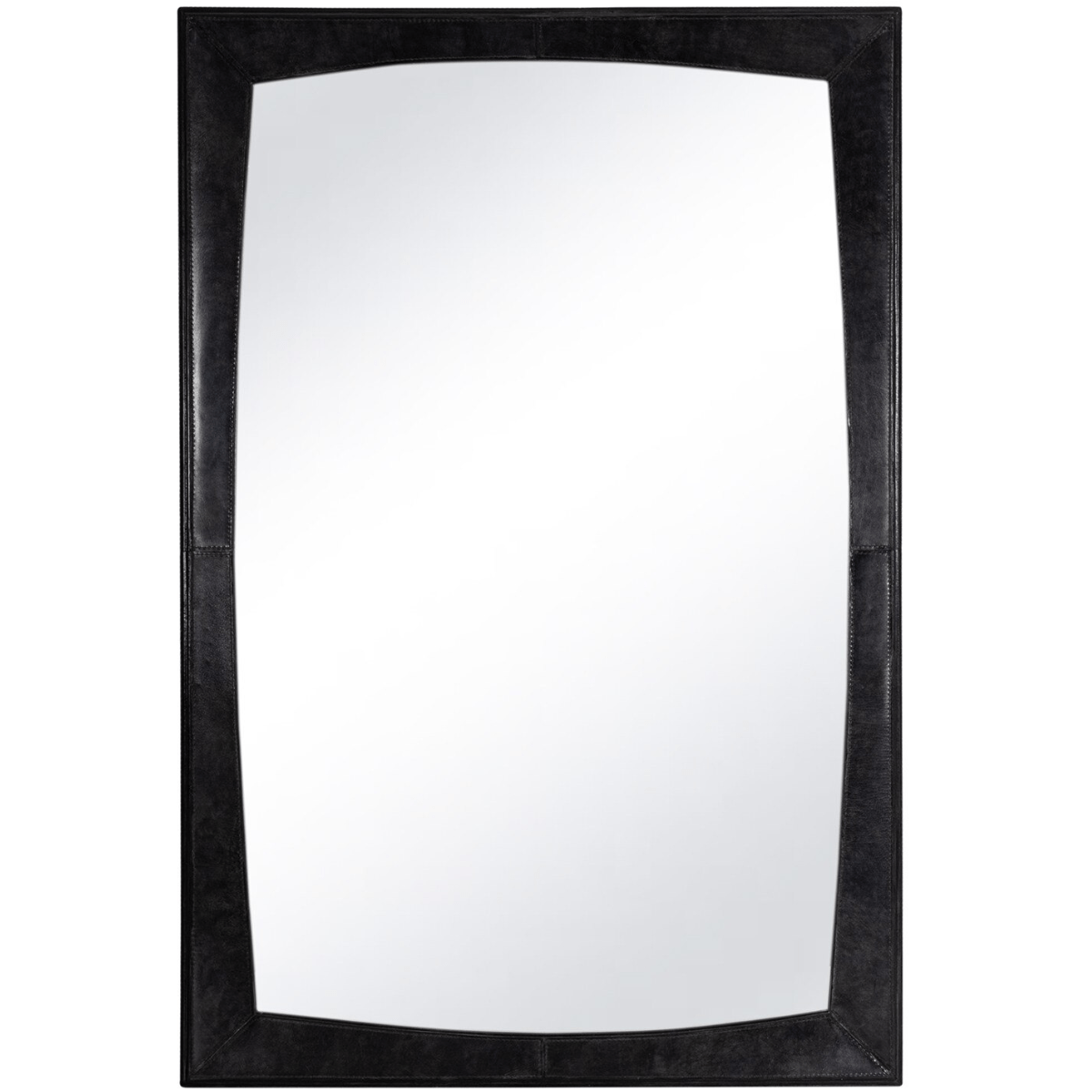Estaban Leather Mirror – Meadow Blu