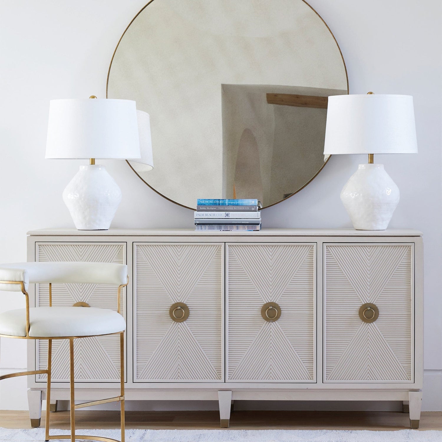 Gabby Nancy Mirror – Meadow Blu