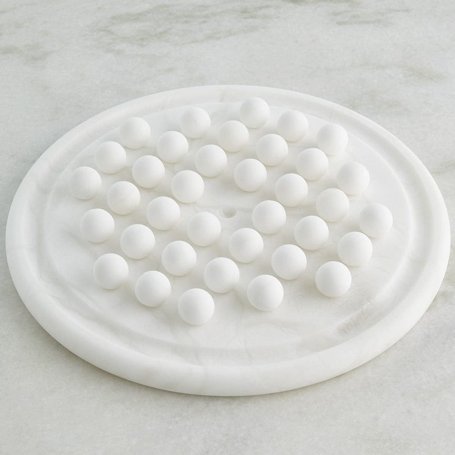 Alabaster Solitaire Game Set – Meadow Blu