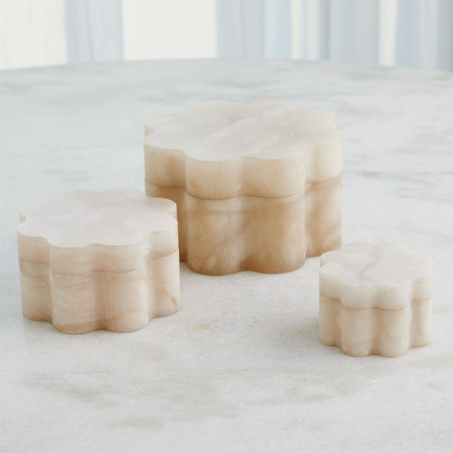Cumulus Alabaster Boxes – Meadow Blu