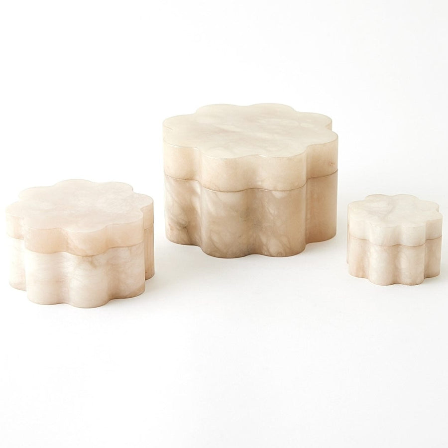 Cumulus Alabaster Boxes – Meadow Blu