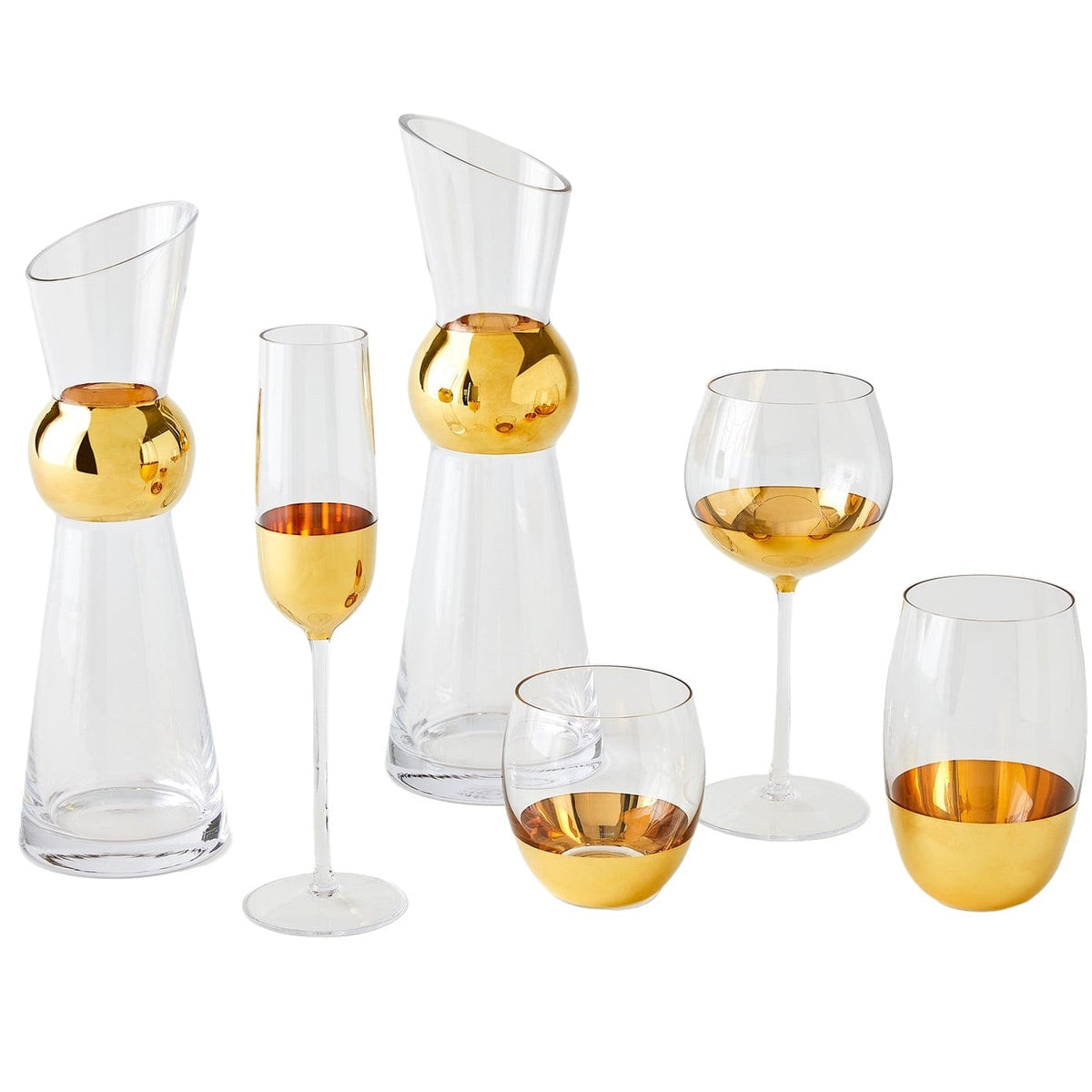 Metallic Orb Glassware Collection – Meadow Blu