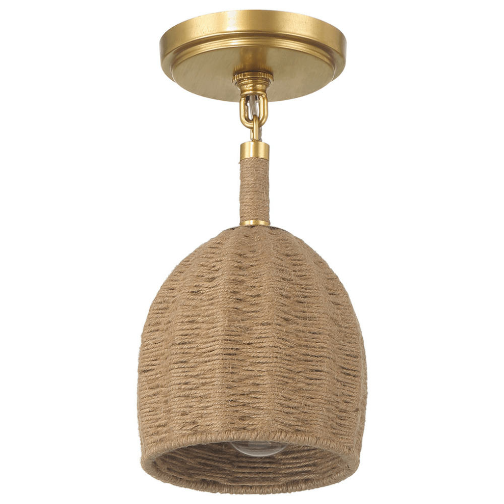 Jace 1 Light Semi Flush Mount – Meadow Blu