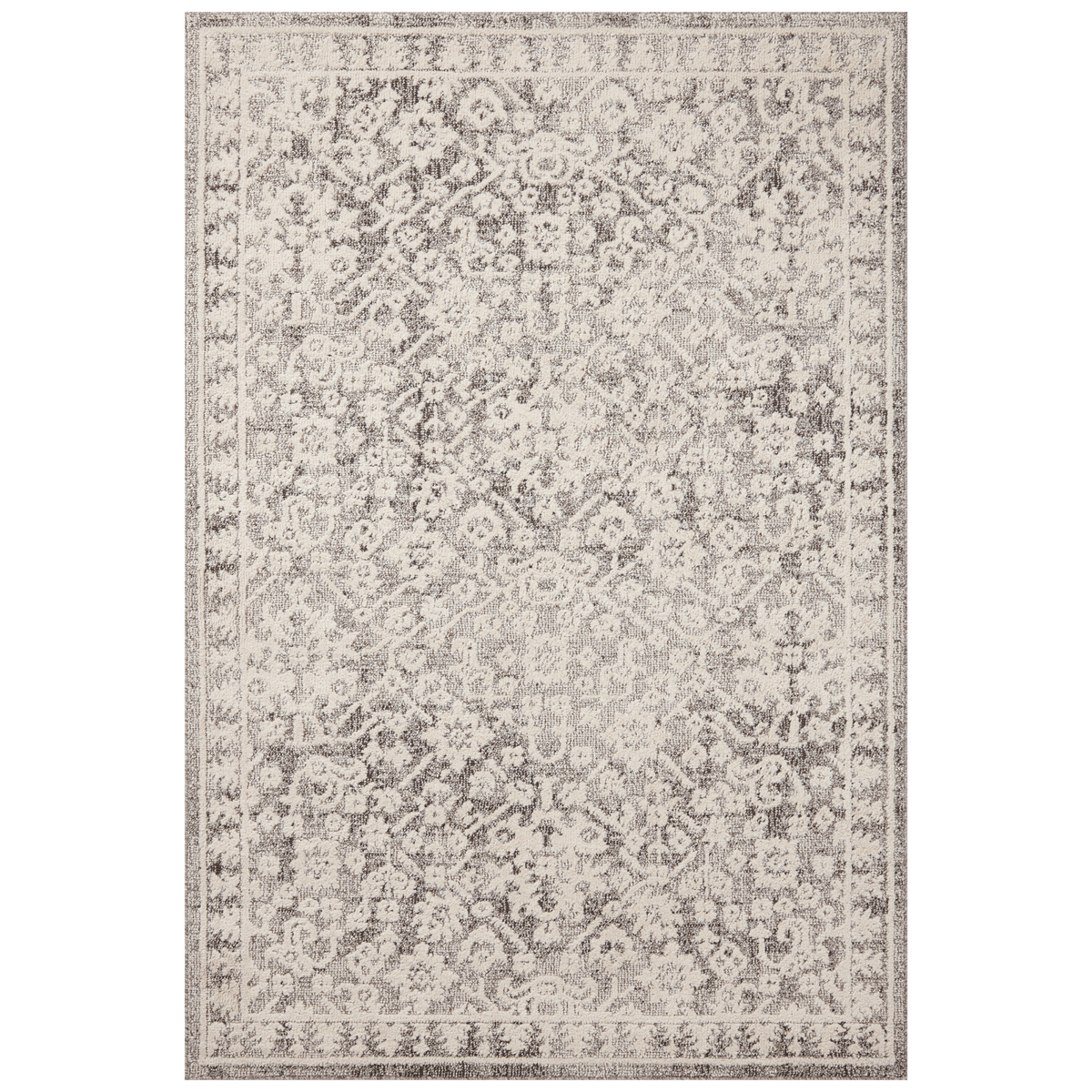 Gigi Rug - Grey/Ivory – Meadow Blu