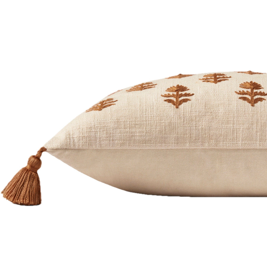 Pillow - Beige/Rust – Meadow Blu