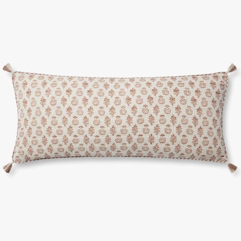 Loloi Pillow - Rose/Ivory – Meadow Blu