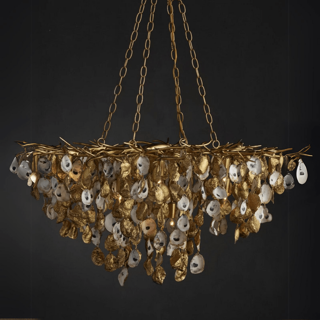 Lucullan Gold Chandelier – Meadow Blu