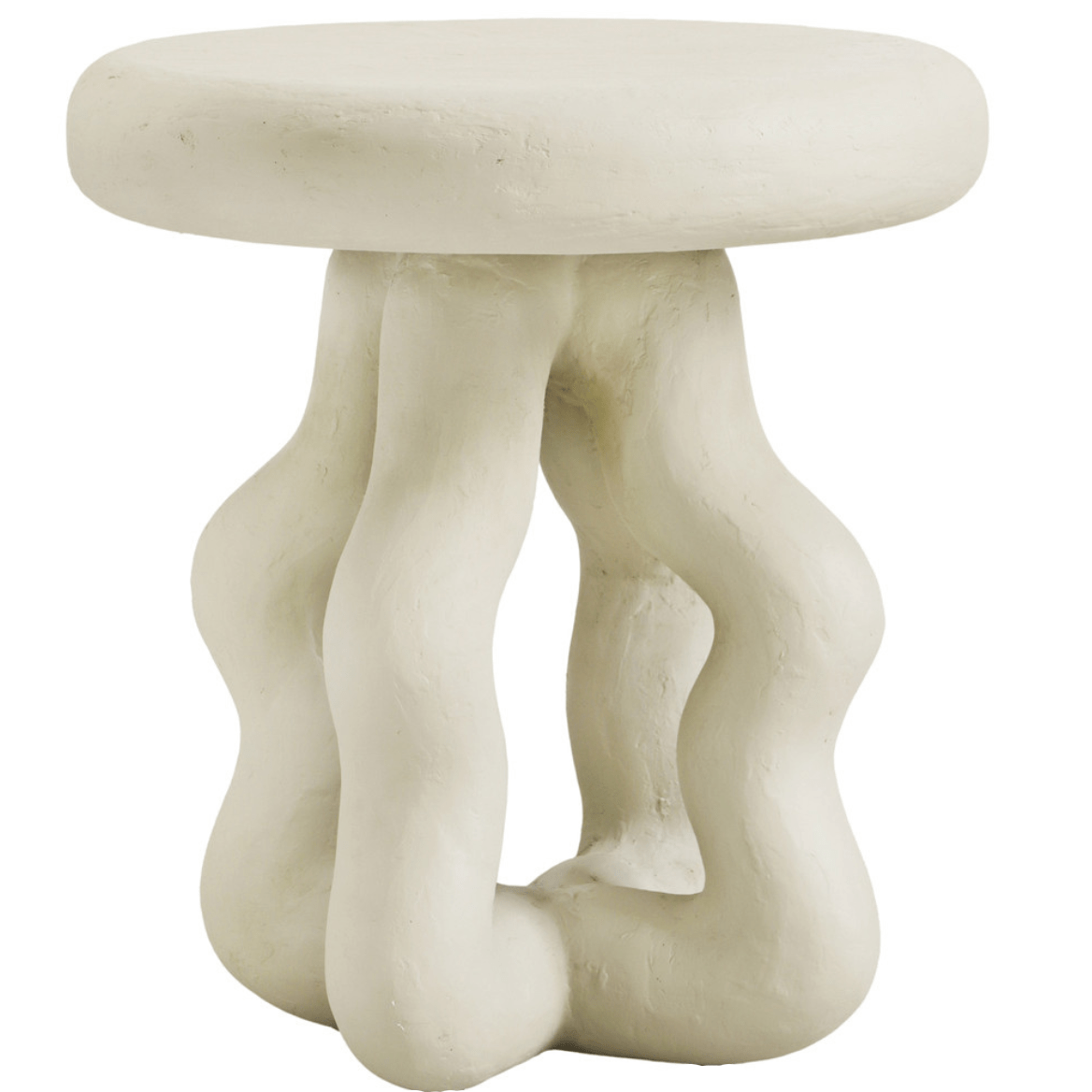 Lyla Cream Textured Side Table – Meadow Blu