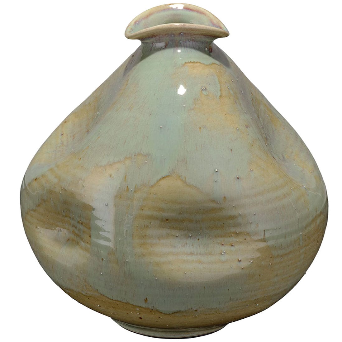 Madrid Dimpled Vase – Meadow Blu