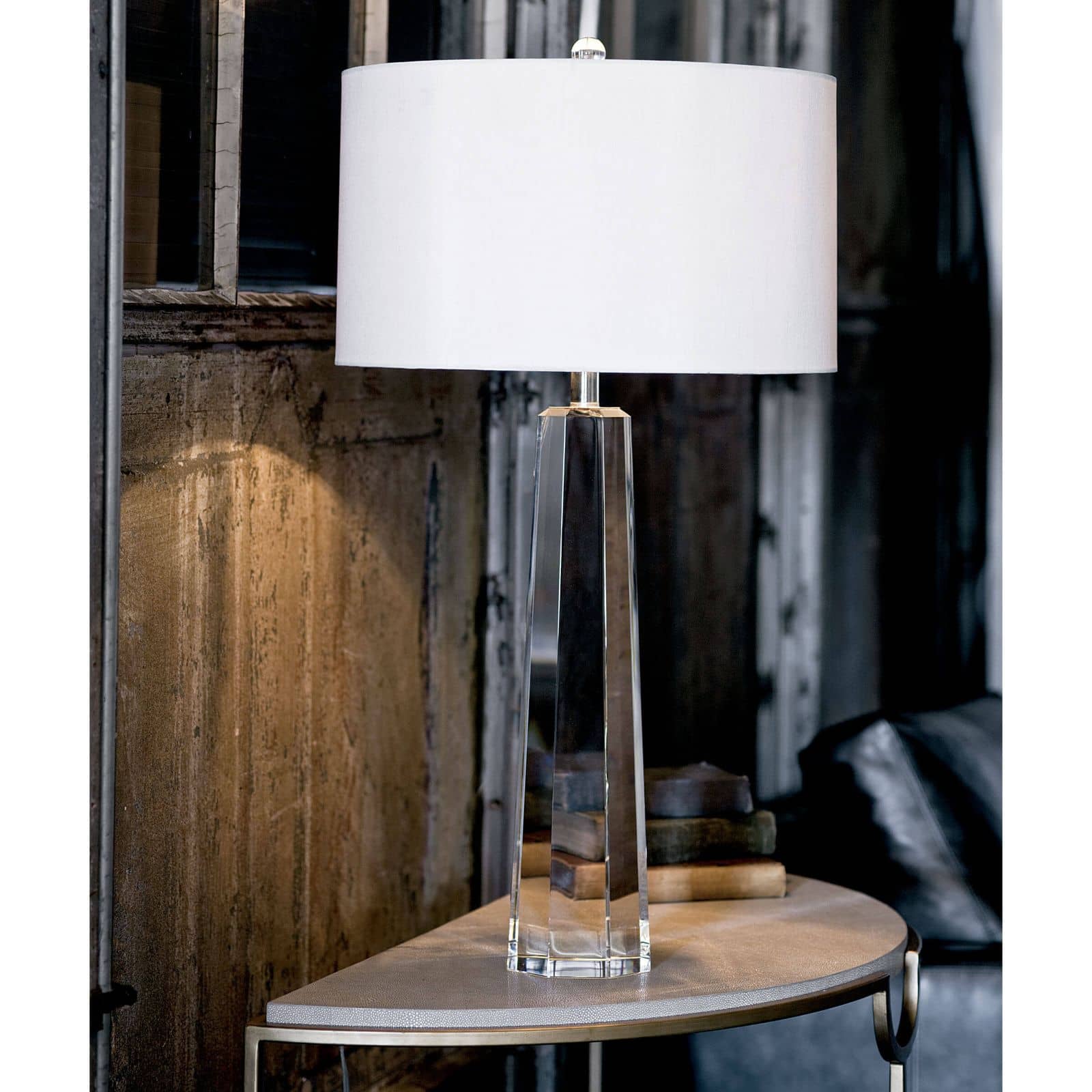Regina Andrew Tapered Hex Crystal Lamp – Meadow Blu