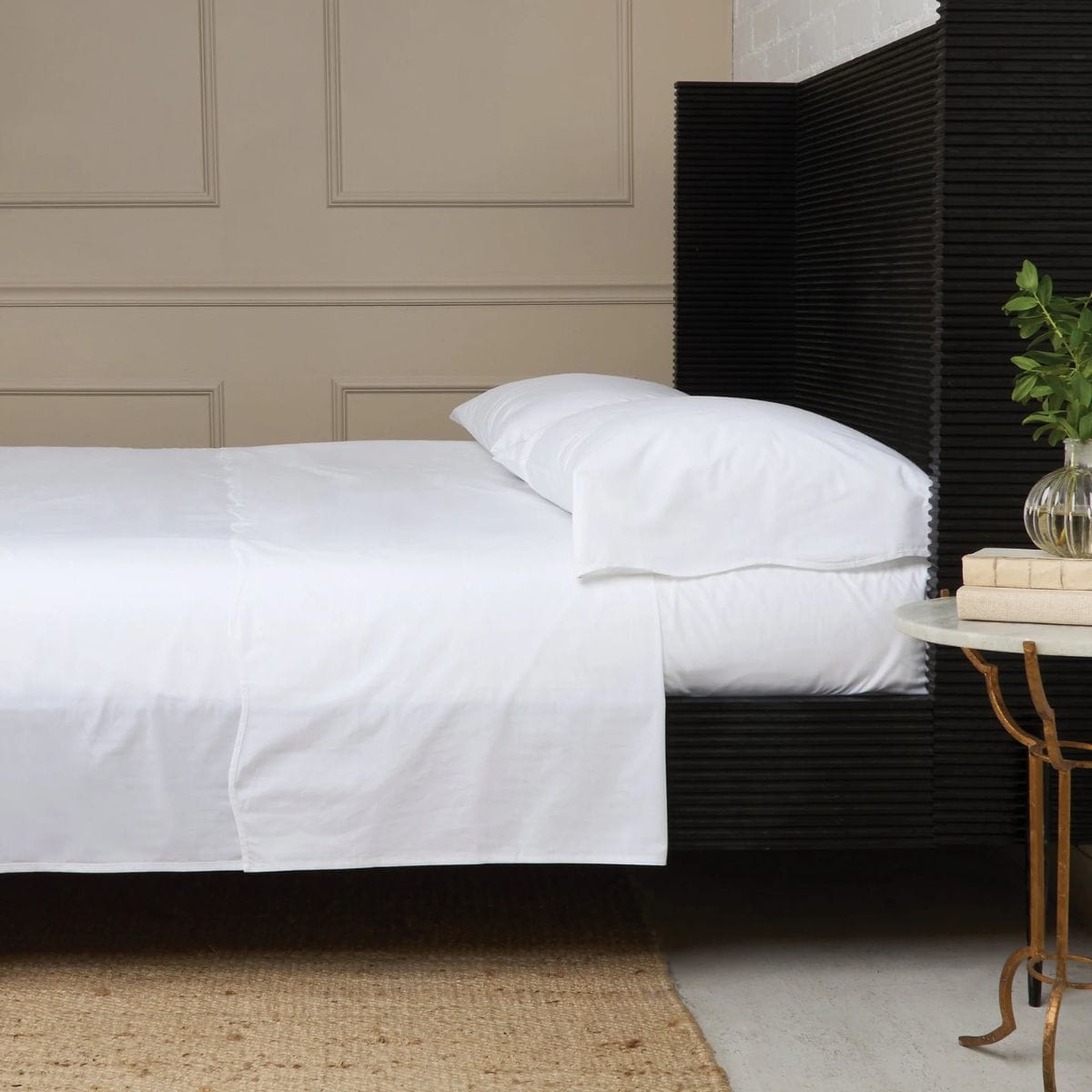 Skylar Cotton Percale Sheet Set – Meadow Blu