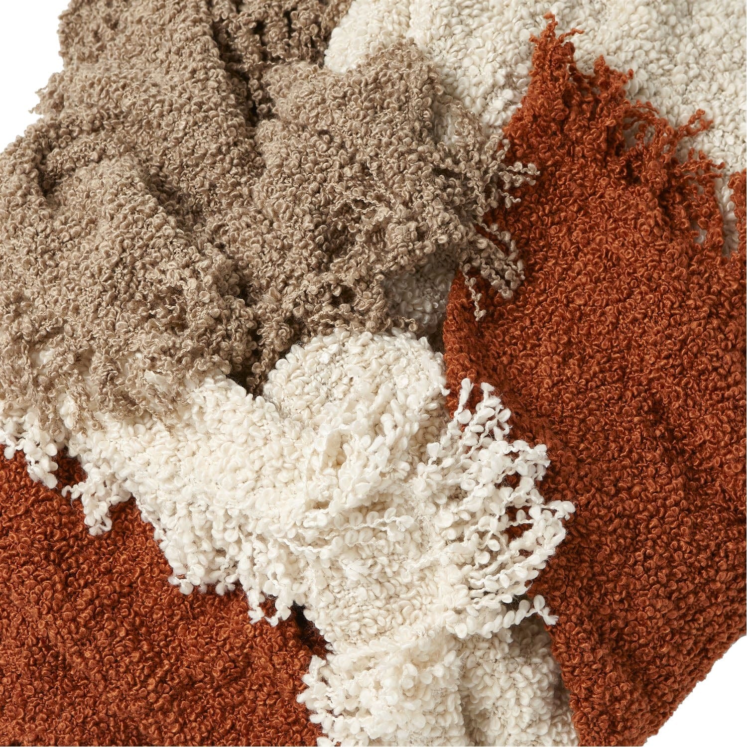 Textured Boucle Throw – Meadow Blu