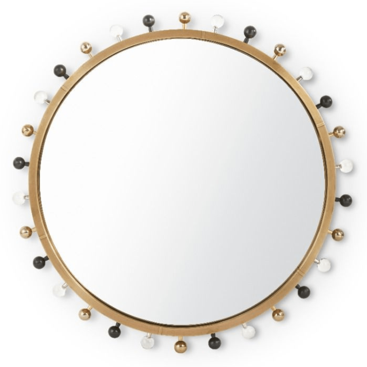 Zoe Round Mirror – Meadow Blu
