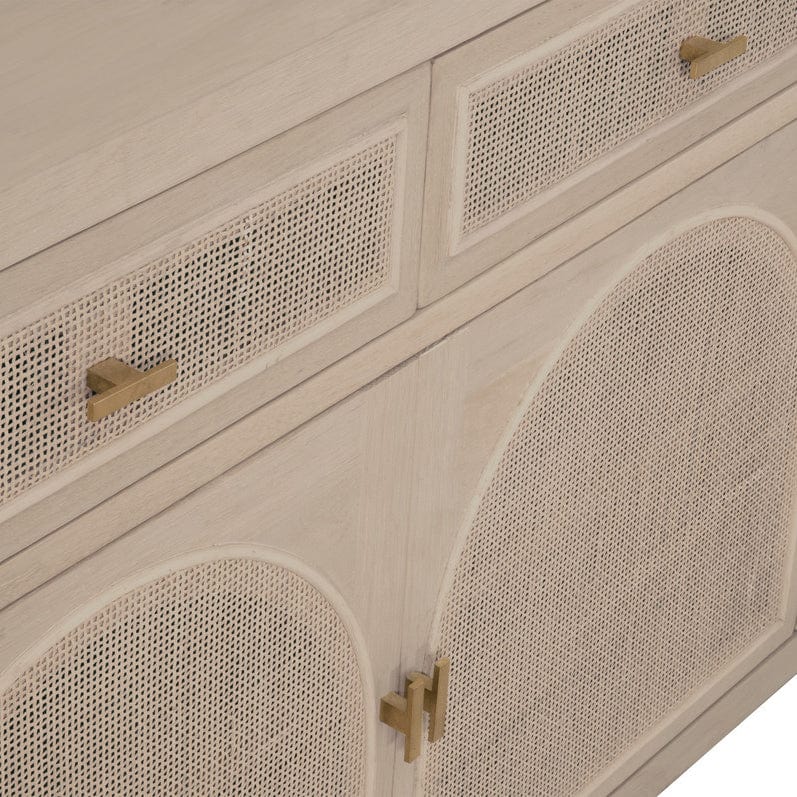 BLU Home Cane Media Sideboard – Meadow Blu