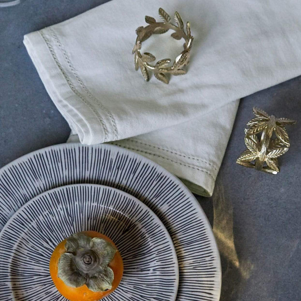 Blue Pheasant Emma Napkin Rings - Set of 4 – Meadow Blu