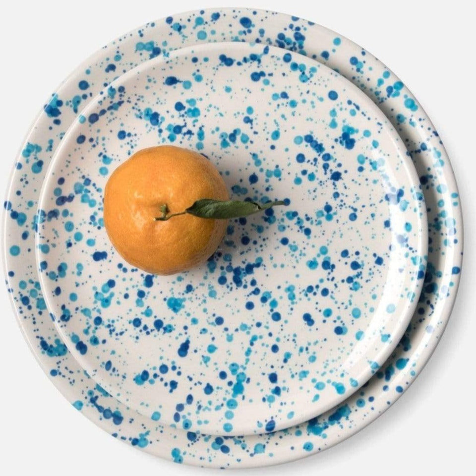 Blue Pheasant Mark D. Sikes Sconset Dinnerware Set - Mixed Blue Sponge ...