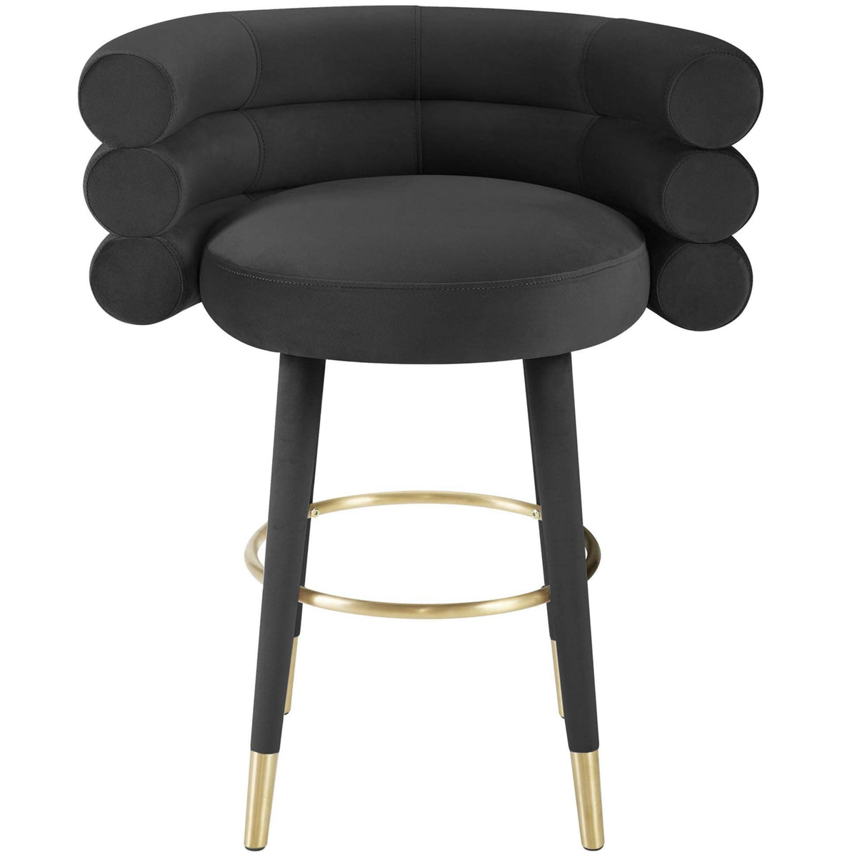 Candelabra Home Betty Velvet Bar & Counter Stool – Meadow Blu