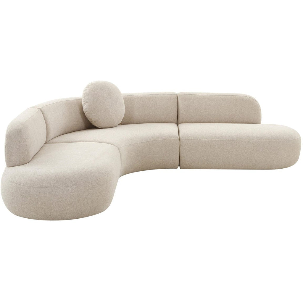 Broohah Boucle Sectional – Meadow Blu