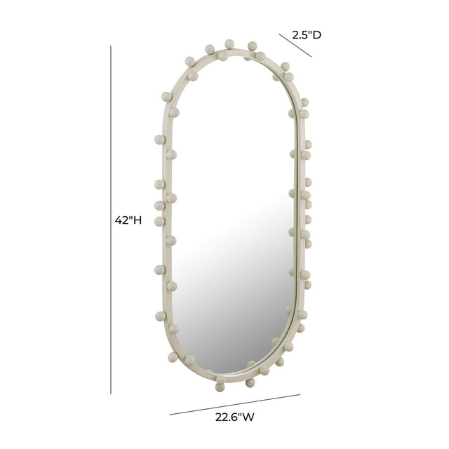 Orbs Oval Mirror – Meadow Blu