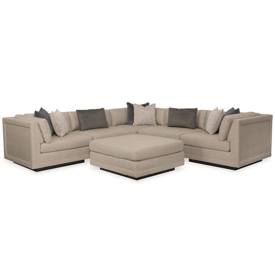 Fusion 6 Piece Sectional – Meadow Blu
