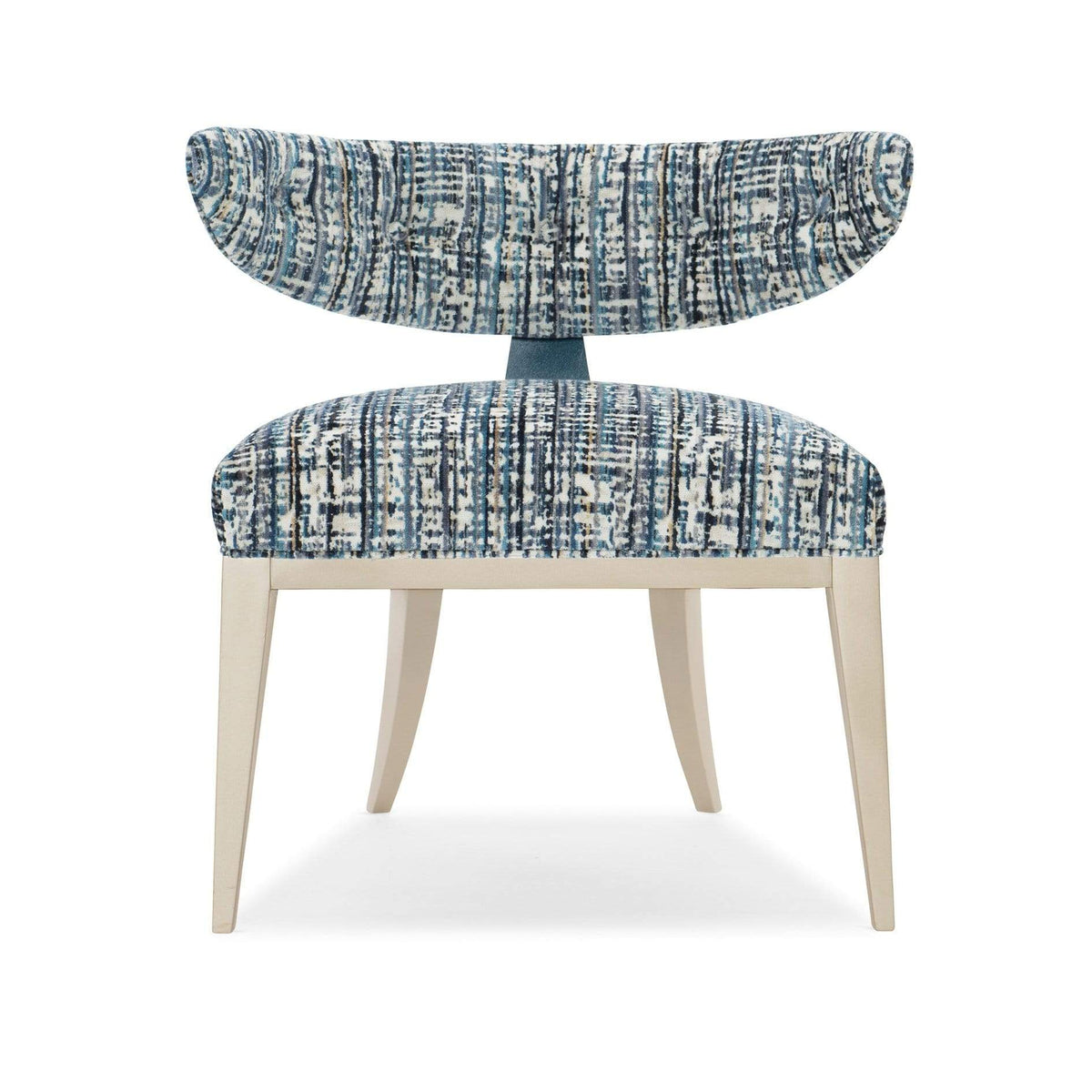 Caracole Half Moon Chair – Meadow Blu