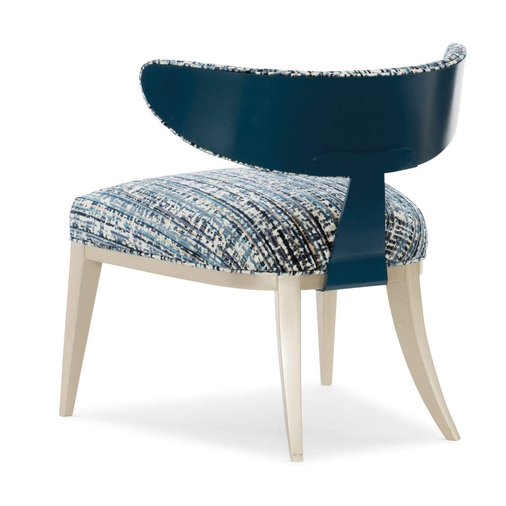 Caracole Half Moon Chair – Meadow Blu