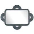 Currey & Company Santos Rectangular Mirror – Meadow Blu