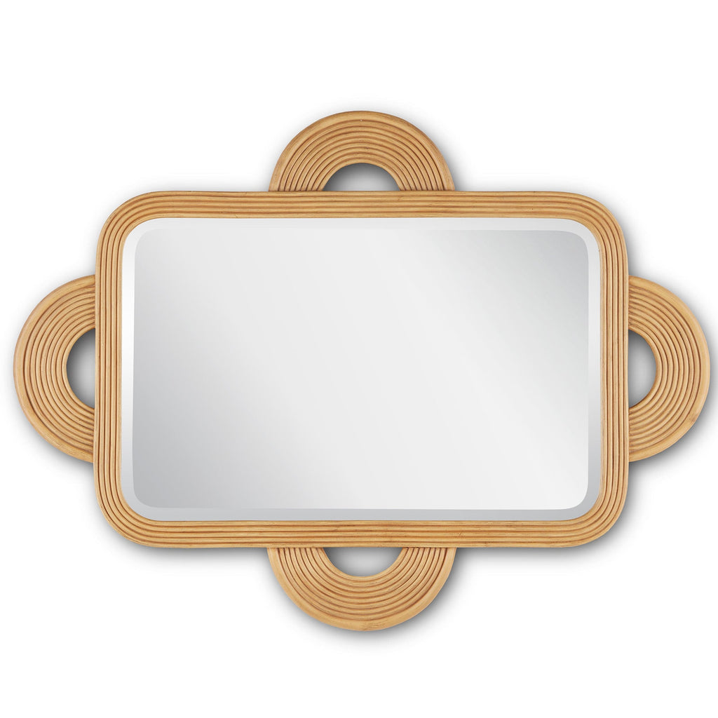 Currey & Company Santos Rectangular Mirror – Meadow Blu