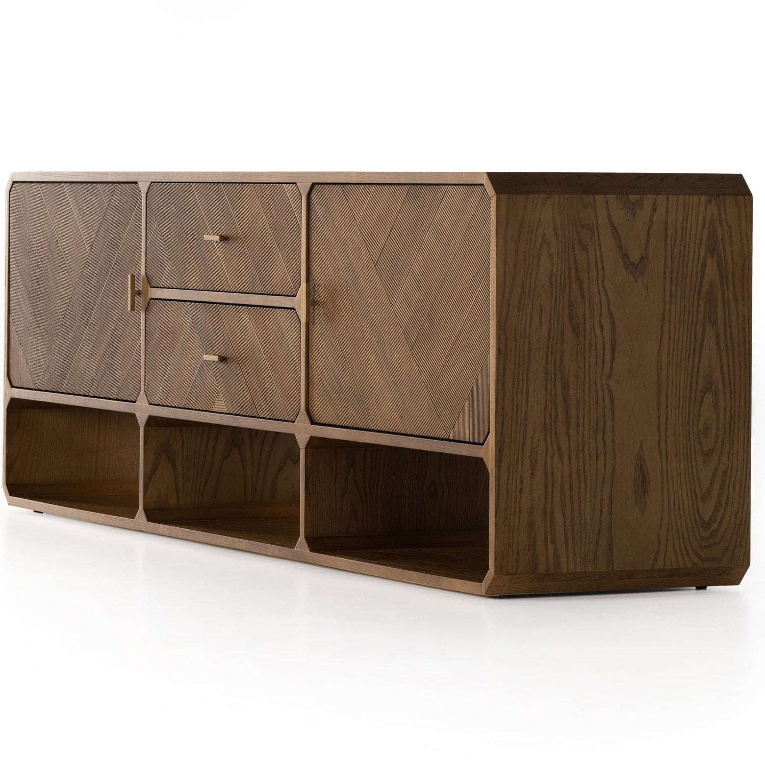 Four Hands Caspian Media Console – Meadow Blu