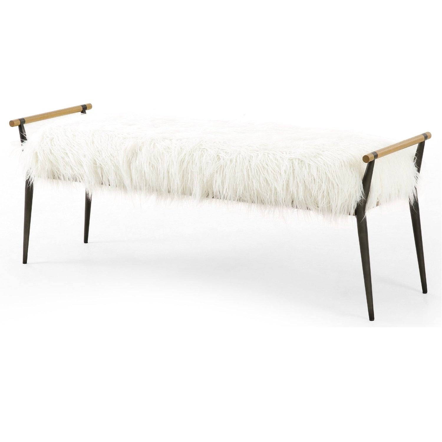 Four Hands Charlotte Bench – Meadow Blu