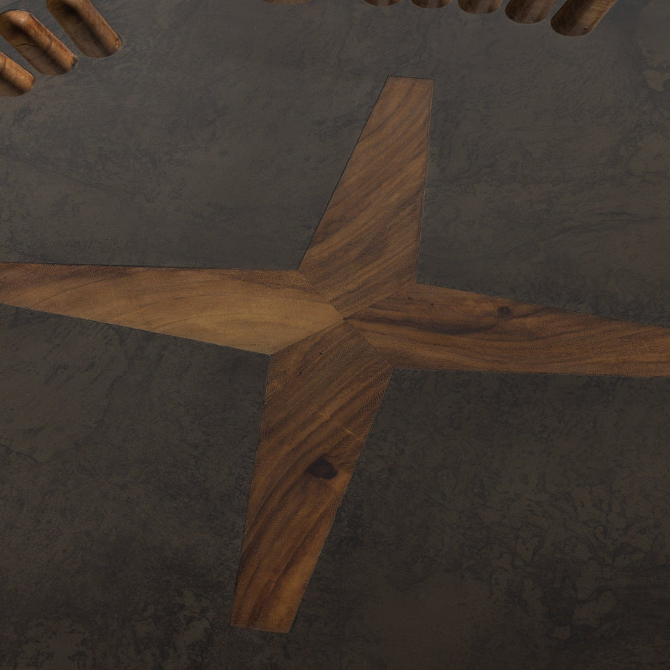 Four Hands Poker Table – Meadow Blu