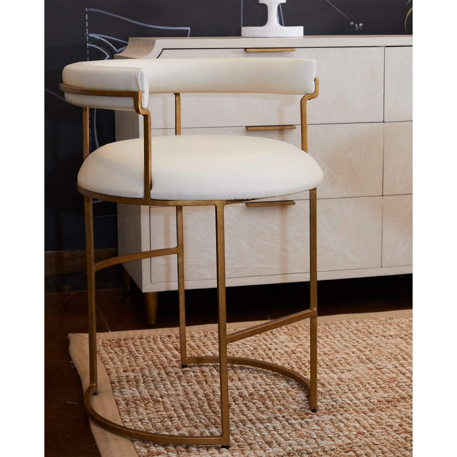 Gabby Mack Counter Stool - White – Meadow Blu