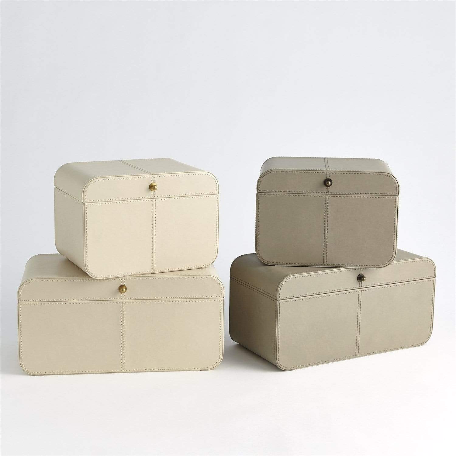 Global Views Curved Corner Box – Meadow Blu
