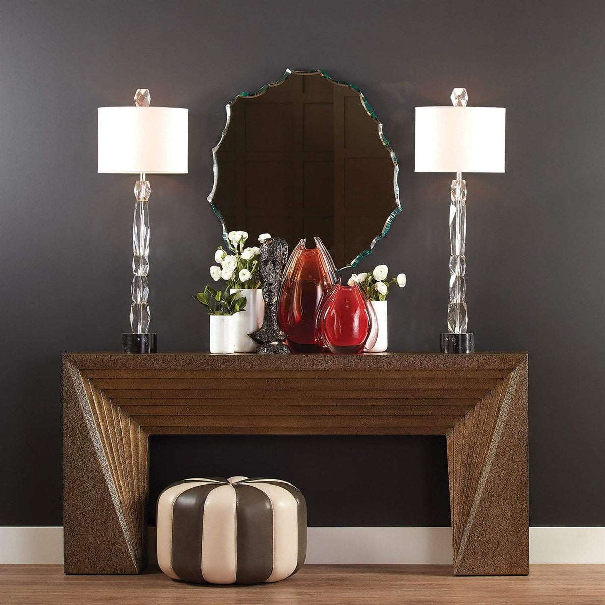 Global Views Deco Console – Meadow Blu