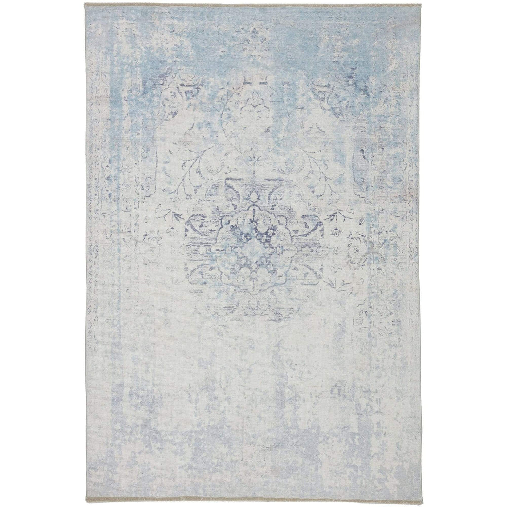 Jaipur Boheme Rug - Dusty Blue/Vaporous Gray – Meadow Blu