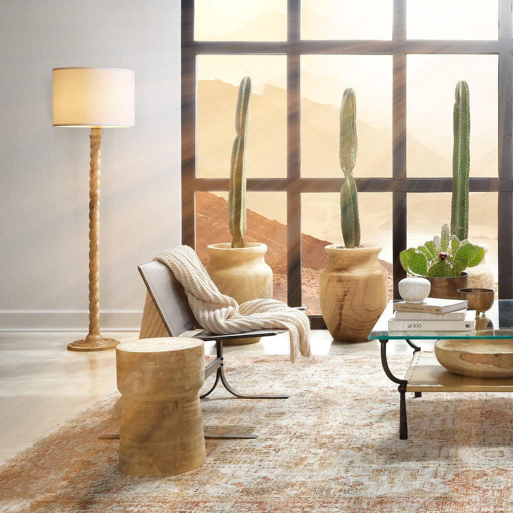 Jamie Young Co. Dylan Round Side Table – Meadow Blu