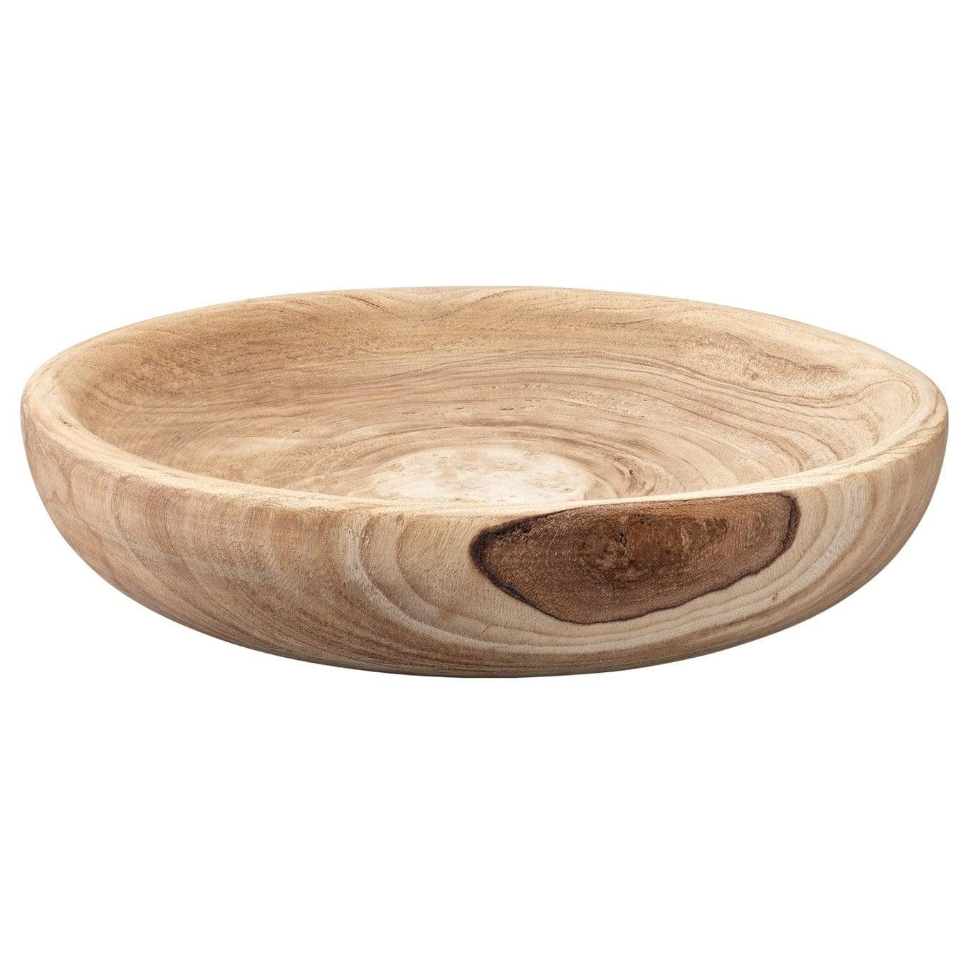 Jamie Young Co. Laurel Wooden Bowl – Meadow Blu