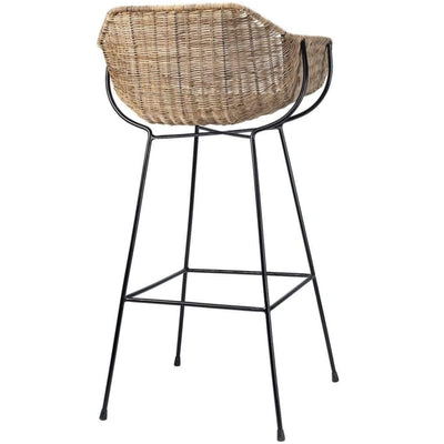 Jamie Young Co. Nusa Bar & Counter Stool - Rattan/Steel – Meadow Blu