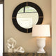 Round Cross Stitch Mirror - Buff Leather – Meadow Blu