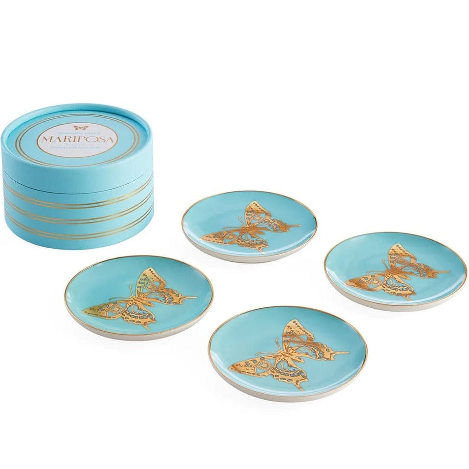 Jonathan Adler Mariposa Coaster Set – Meadow Blu
