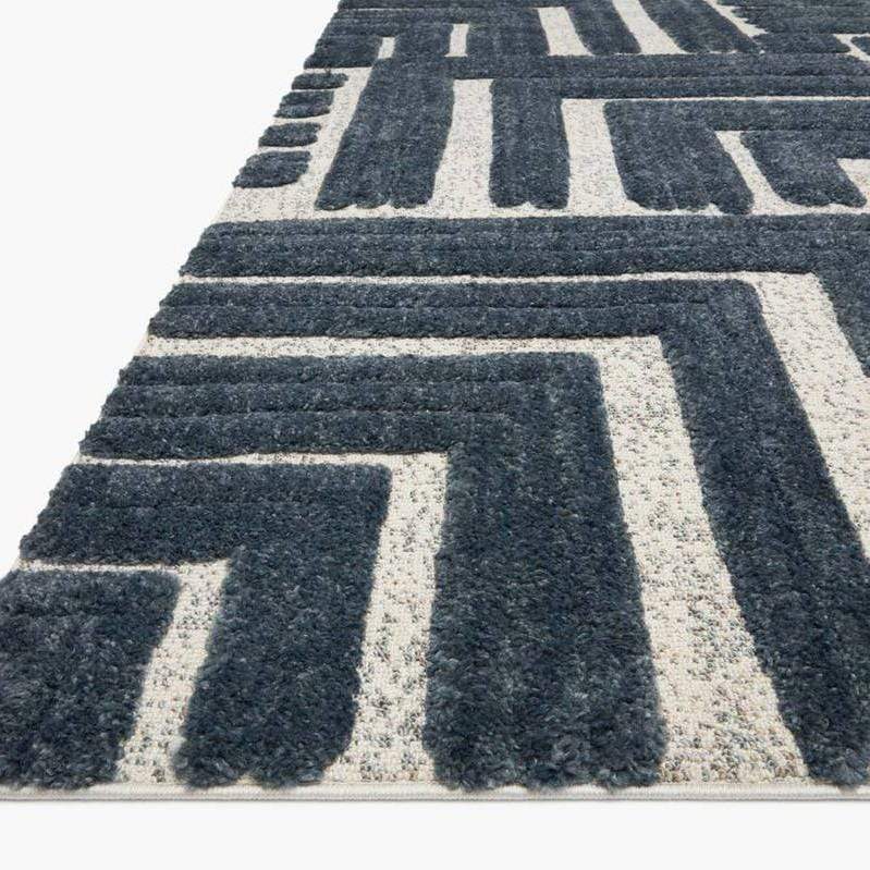 BLU Home Hagen Rug - Blue/White – Meadow Blu