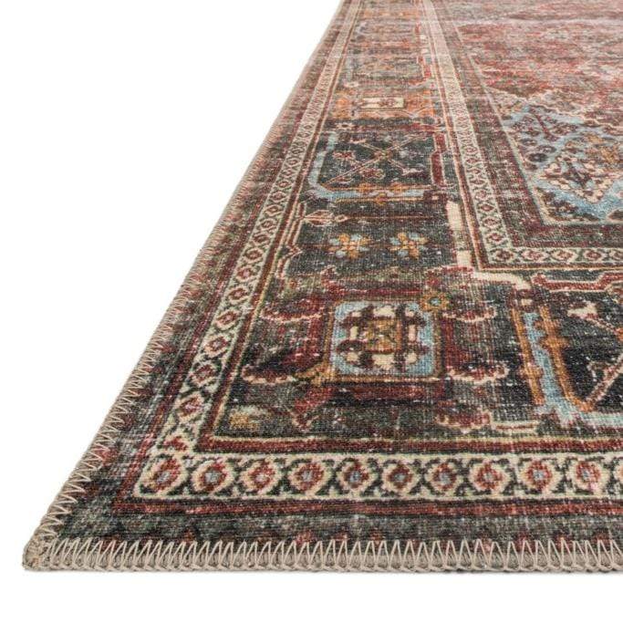Loloi Loren Rug - Brick/Midnight – Meadow Blu