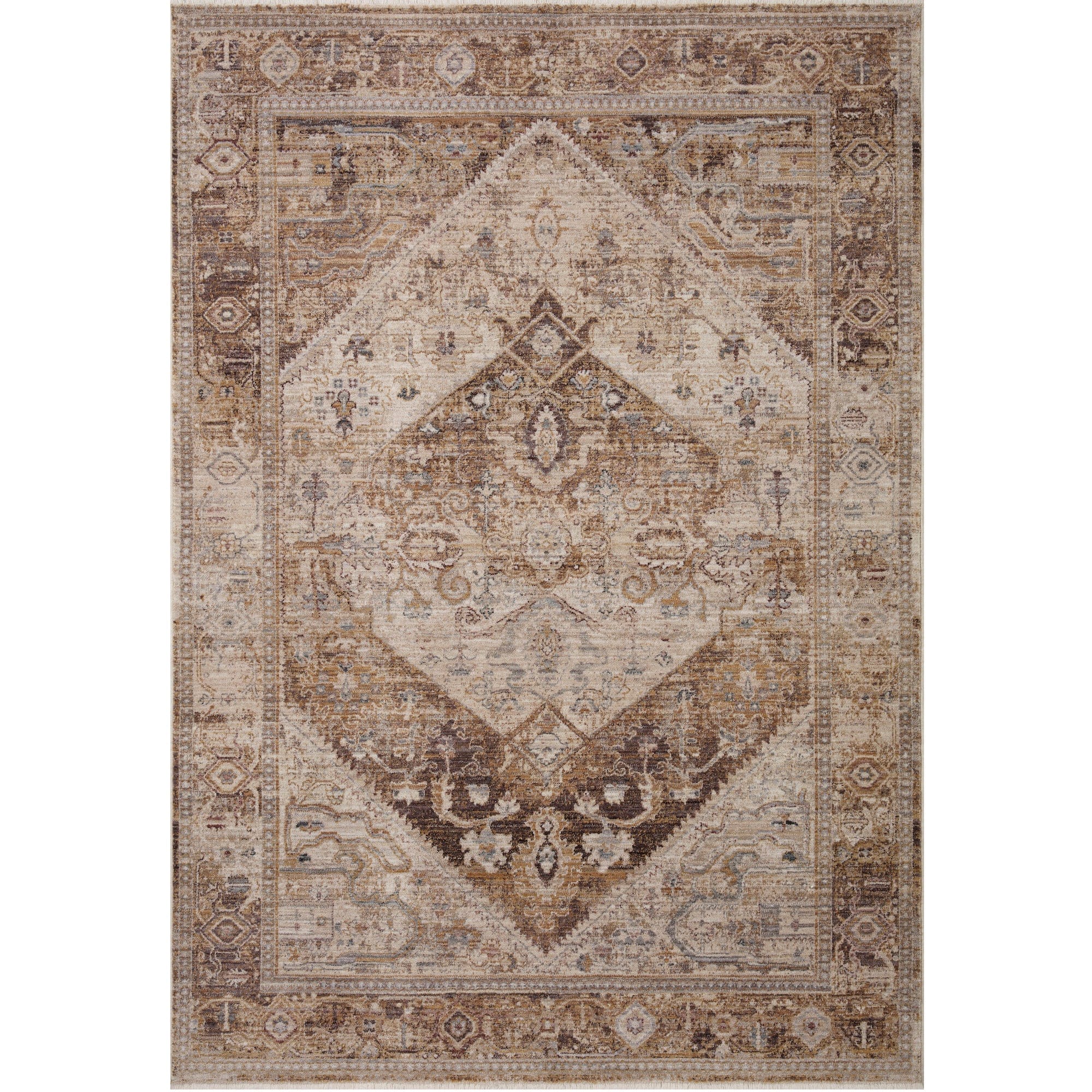 Loloi Lyra Rug - Natural/Mocha – Meadow Blu