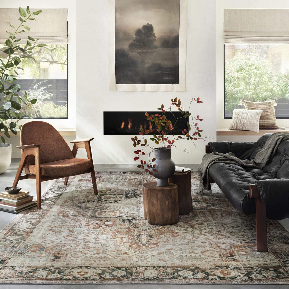 Loloi Magnolia Home Lenna Rug – Meadow Blu